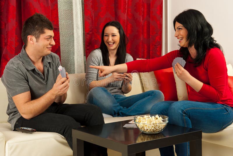 You cheated! stock image. Image of friendship, happy - 24348897