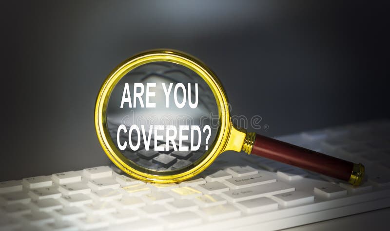 Are You Covered - Word Concept on Building Blocks, Text Stock Image ...