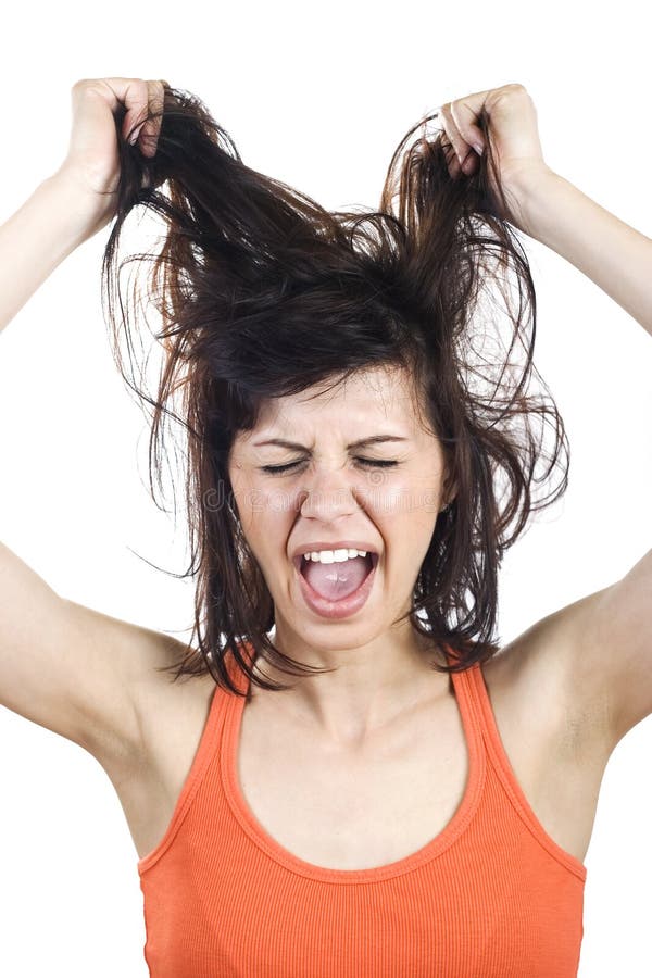 Are you crazy woman stock photo. Image of girl, caucasian - 31485586