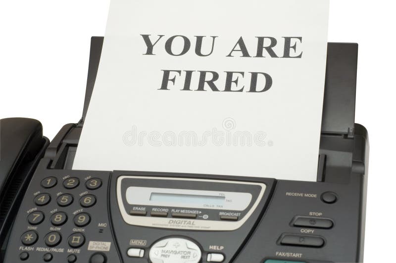 You are fired stock photo. Image of machine, dismissal - 5192078