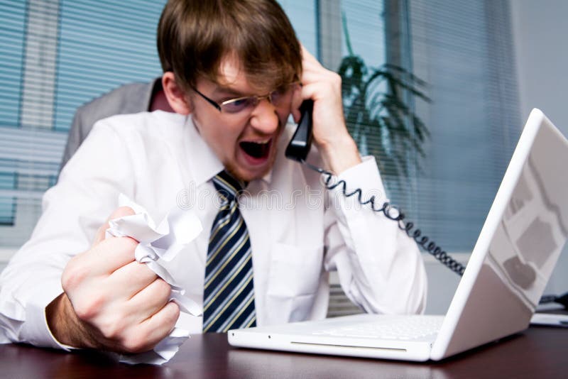 You are fired! stock photo. Image of executive, annoyed - 8410036