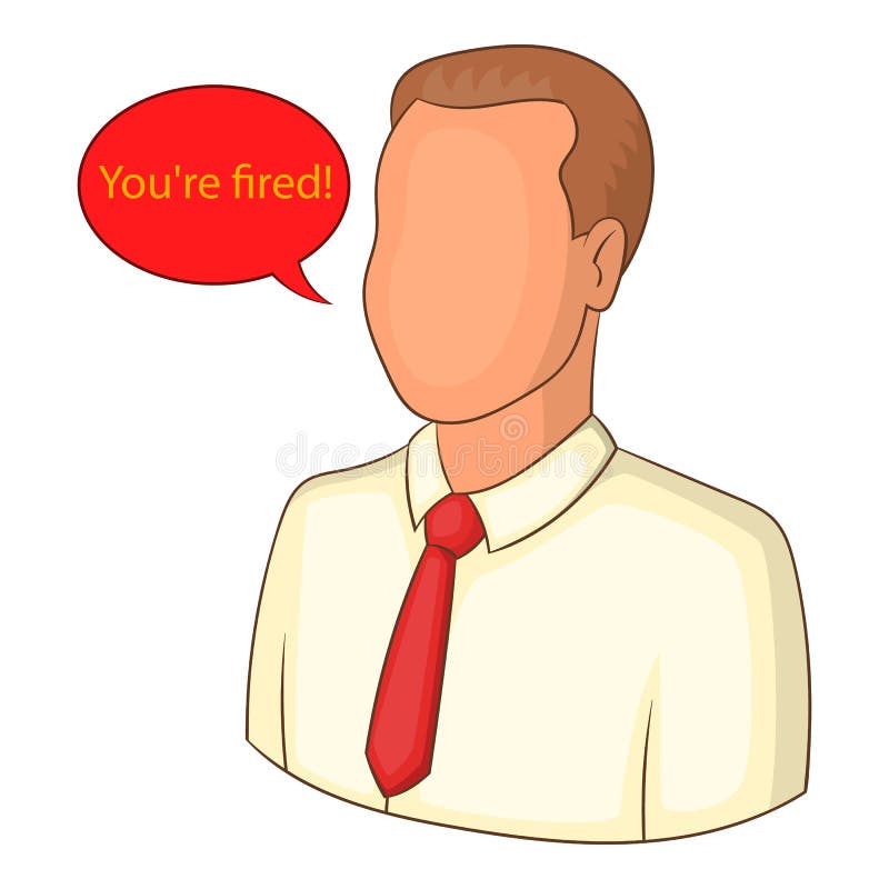 You Fired Icon Cartoon Style Stock Illustrations – 6 You Fired Icon ...
