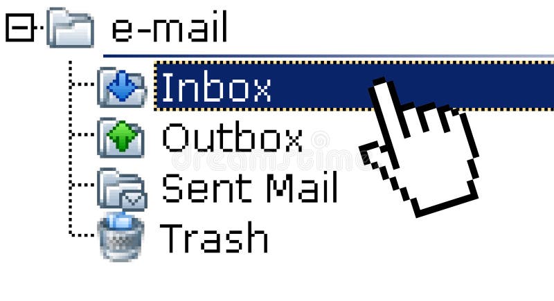 You got an email stock illustration. Illustration of mailbox - 5867109