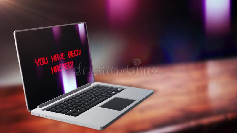 You Have Been Hacked Warning System Security Alert Error on Computer ...