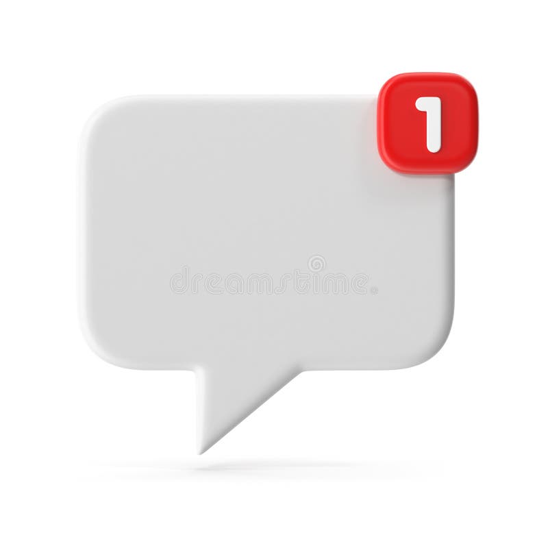 You Have a New Message Concept Stock Illustration - Illustration of ...