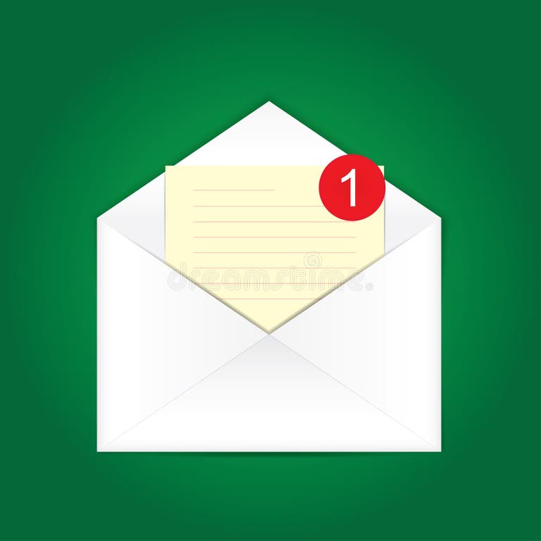 Blank e-mail stock vector. Illustration of mail, message - 30114379