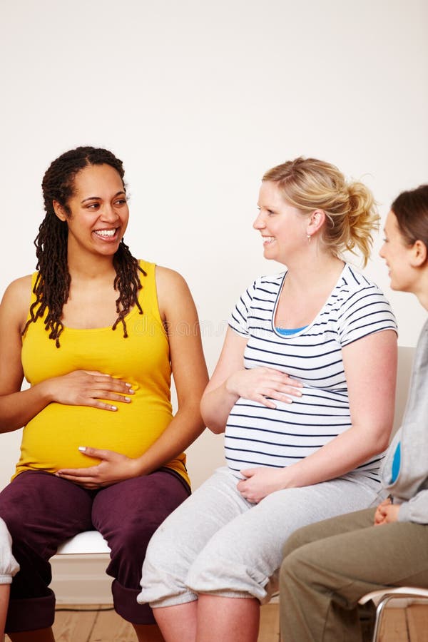 You Have Our Support A Multi Ethnic Group Of Pregnant Women Smiling At