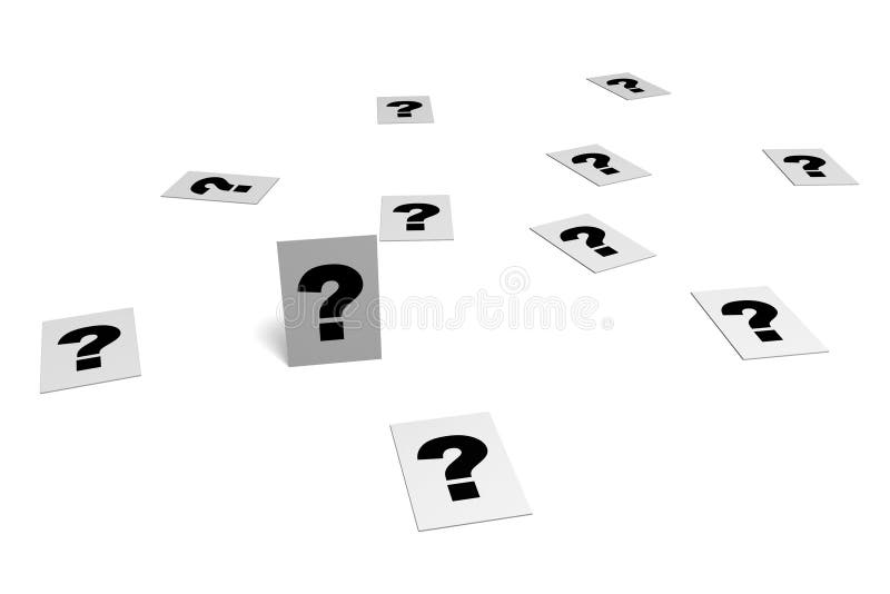 Question Mark Cards Stock Illustrations – 305 Question Mark Cards Stock ...