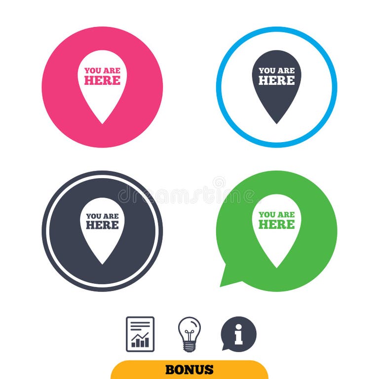 You Here Icons Info Speech Bubble Sign Stock Illustrations – 55 You ...