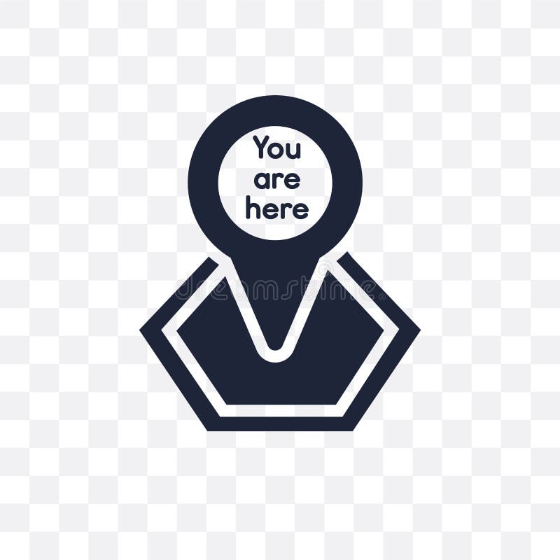 You are Here Transparent Icon. You are Here Symbol Design from M Stock ...