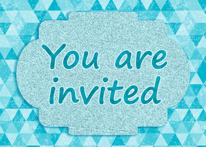 You Re Invited! Card with a Beautiful Day Stock Photo - Image of save ...