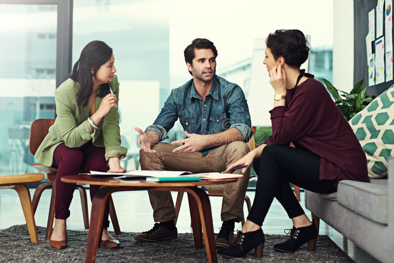 You Make a Valuable Point To Consider. a Group of Young Creatives ...