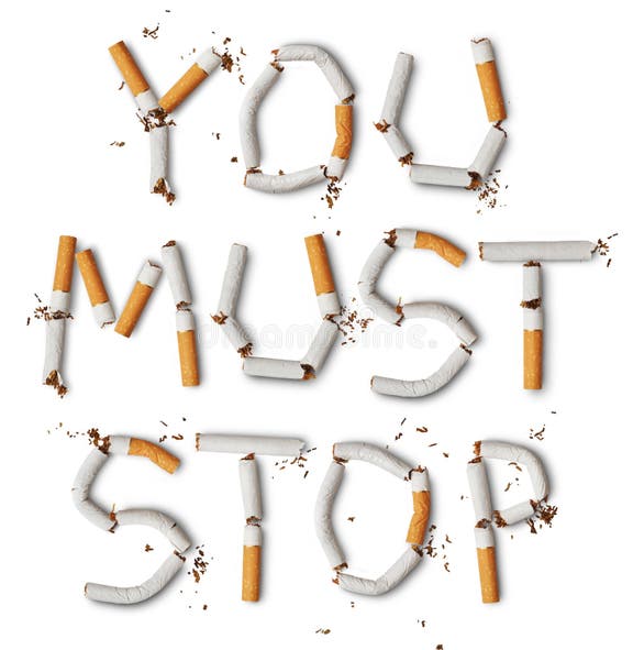 You must stop stock image. Image of craving, stop, nicotine - 48082545