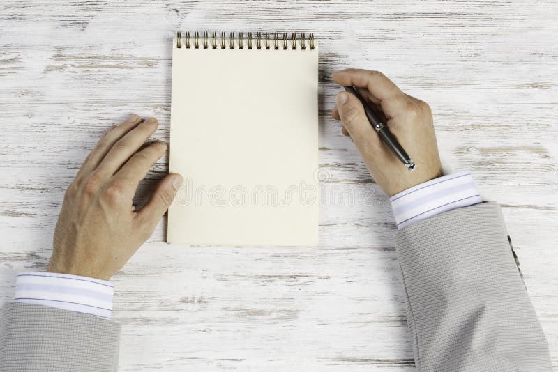 When You Need To Write it Down Stock Image - Image of wooden, view ...