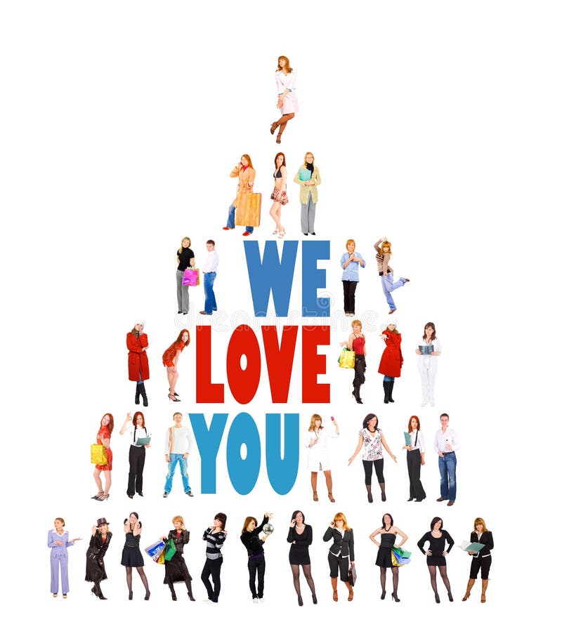 You are not alone stock illustration. Illustration of leadership - 6252041