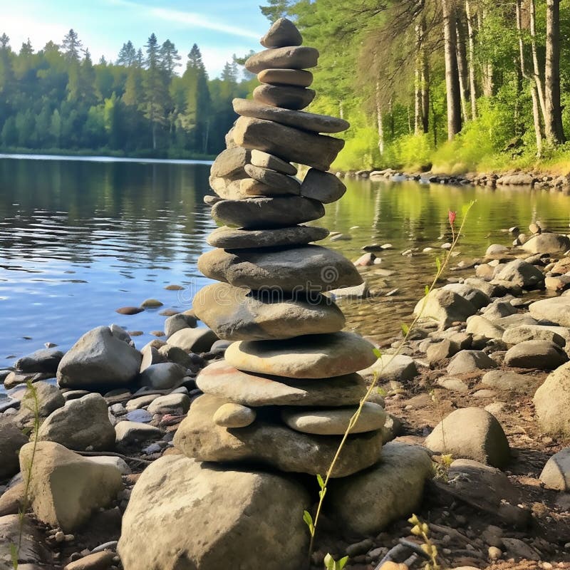Balanced cairn stock illustration. Illustration of limit - 278790310 Balanced cairn stock illustration. Illustration of limit - 278790310