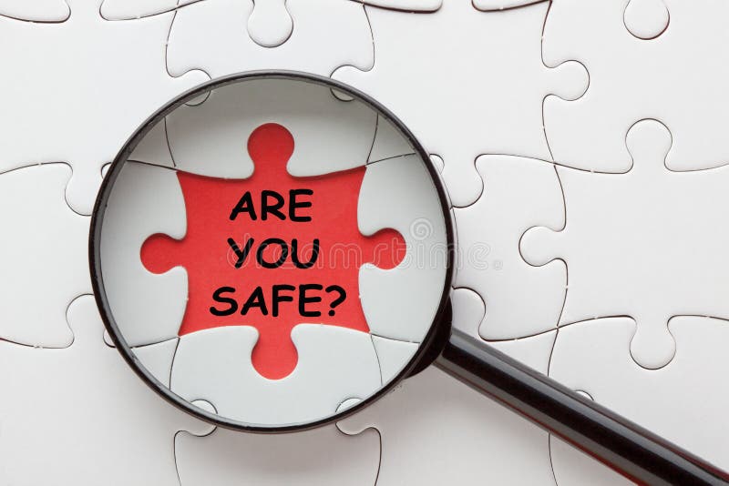 Are You Safe Concept stock image. Image of control, assistance - 177515885
