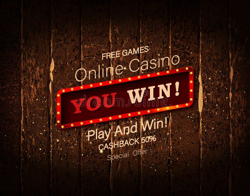 You win banner stock illustration. Illustration of background - 192189665