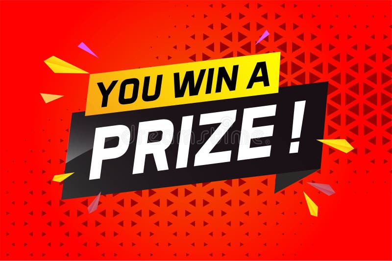 You Win Prize Word Concept Vector Illustration Stock Vector ...