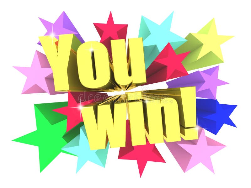 You Win Slogan. Golden Text with Vivid Stars Stock Illustration ... You Win Slogan. Golden Text with Vivid Stars Stock Illustration ...