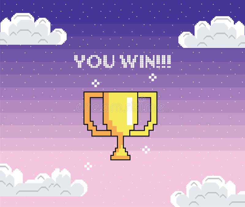You win video game stock vector. Illustration of video - 254801041 You win video game stock vector. Illustration of video - 254801041