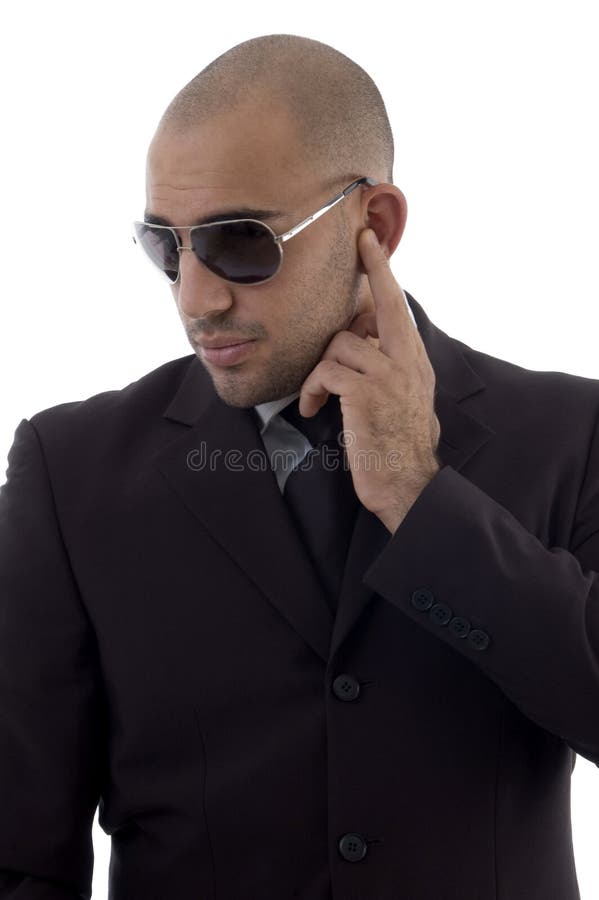 Mr. Accountant Posing in Studio Stock Image - Image of pose, cute: 47460699