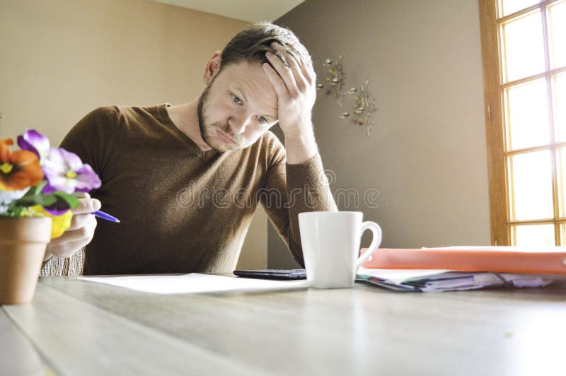 Boring paperwork stock photo. Image of student, boring - 35905116