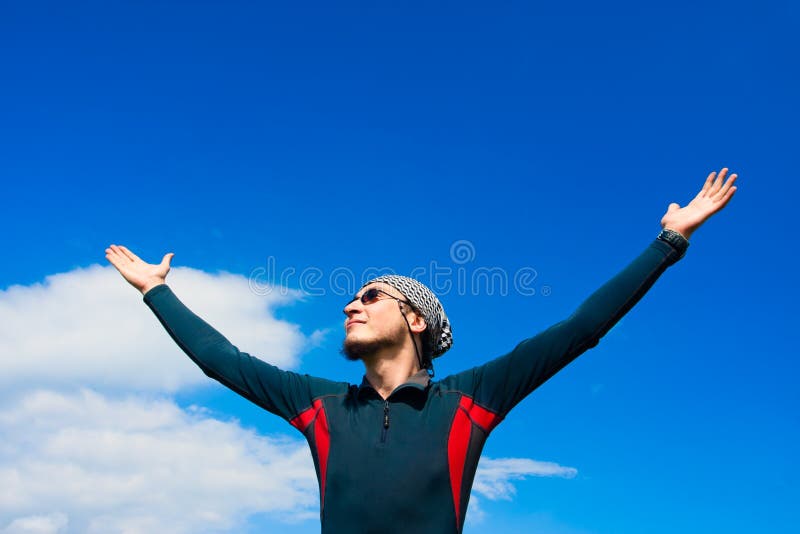 Young active man stock image. Image of cheerful, portrait - 49505747