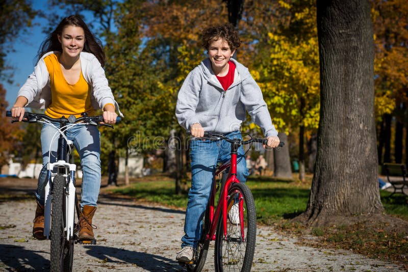 Young active people biking stock photo. Image of happy - 29485192