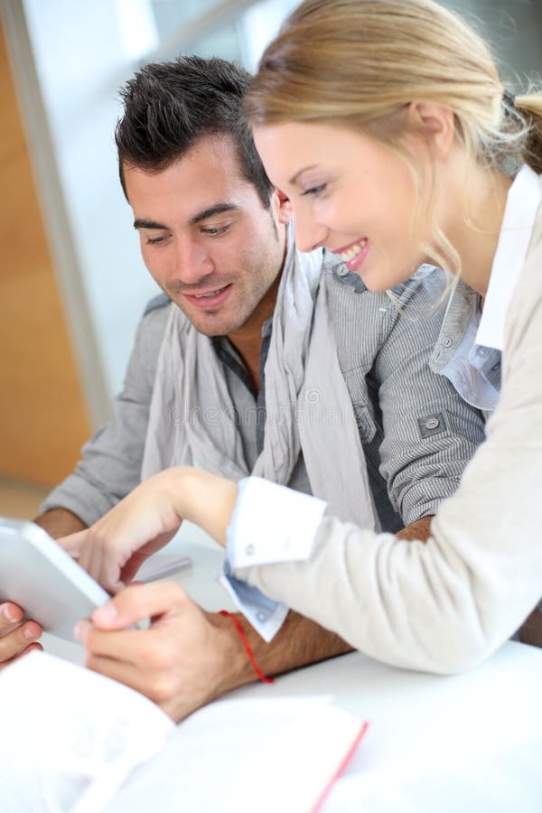 Young adults in class stock image. Image of trainee, students - 34951933