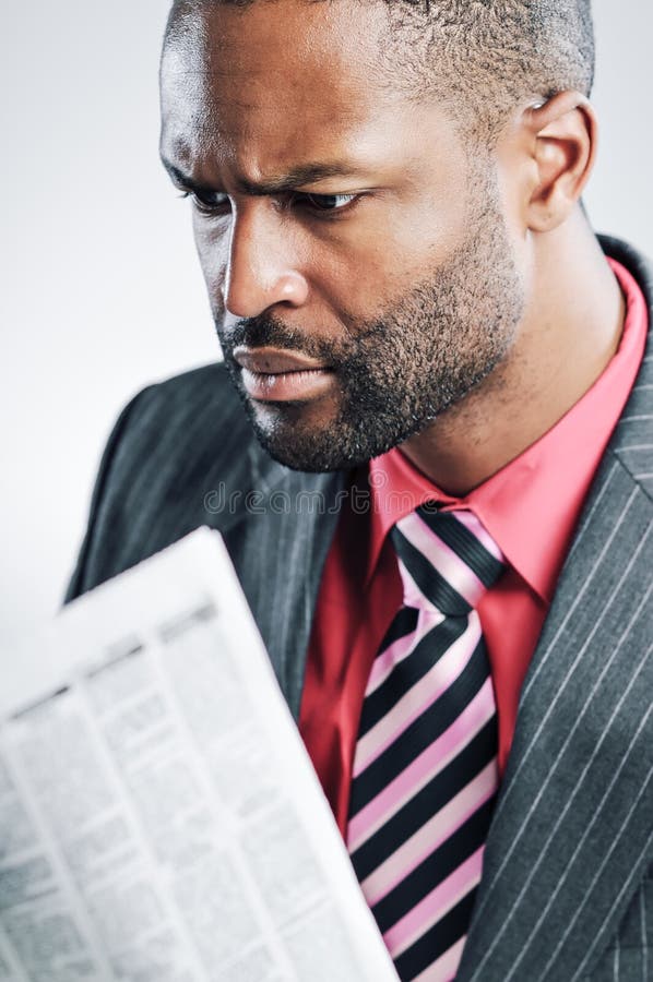 Young African American Businessman Being Sneaky on Laptop Stock Photo ...