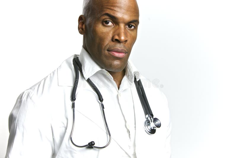 Young African American Doctor Stock Photo - Image of portrait, care ...