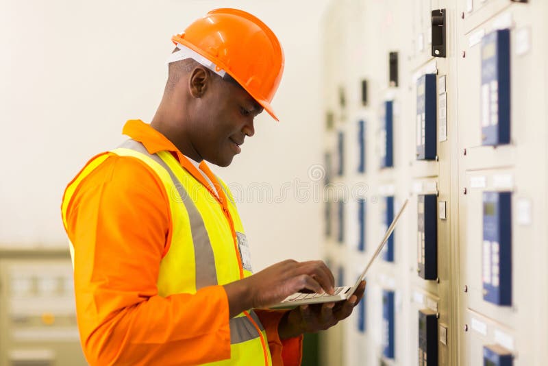 Young african engineer stock image. Image of american - 43816095