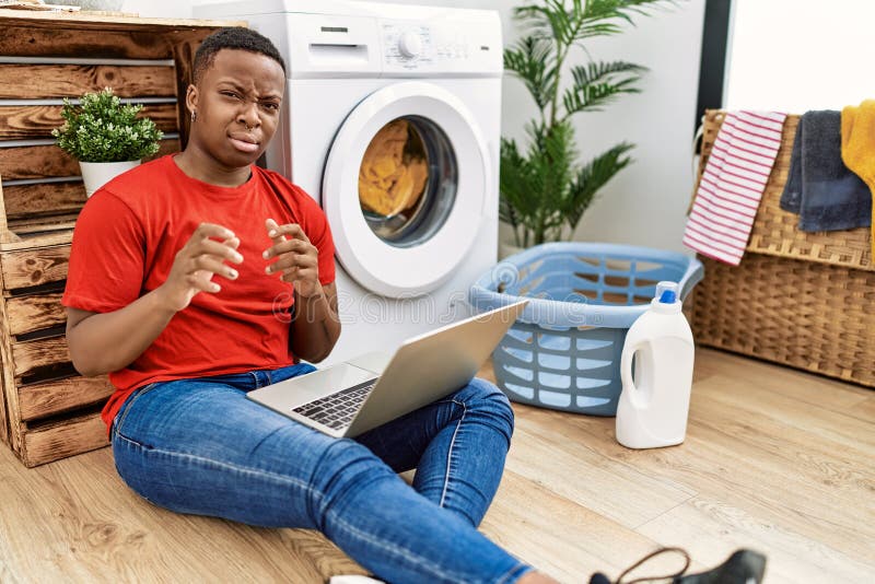 Disgusted computer guy stock image. Image of monitor - 29945693