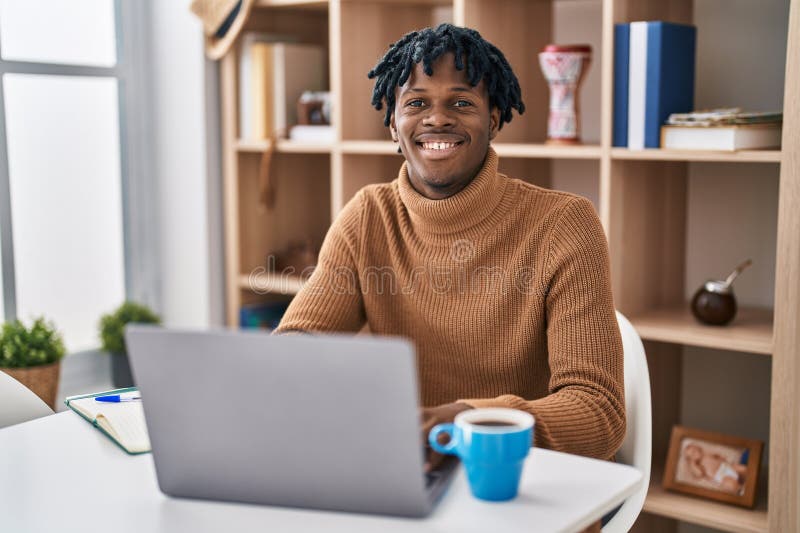 African Man with Dreadlocks Football Hooligan Supporting Team Screaming ...