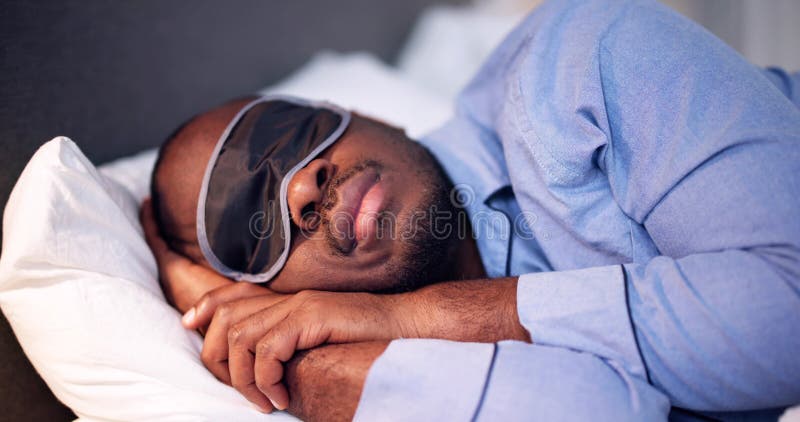Young African Man Sleeping stock image. Image of male - 281332731