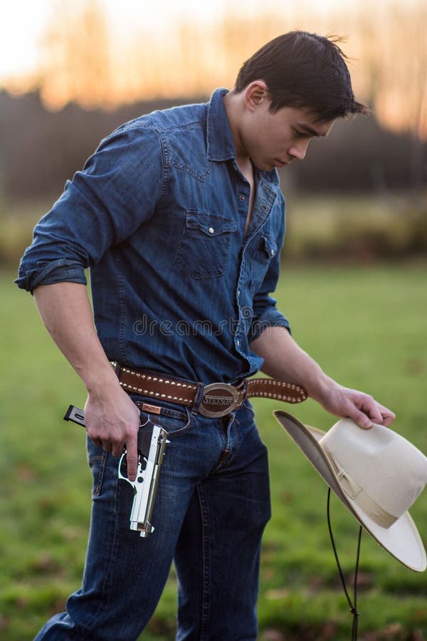 Young American Cowboy editorial stock photo. Image of young - 49765738