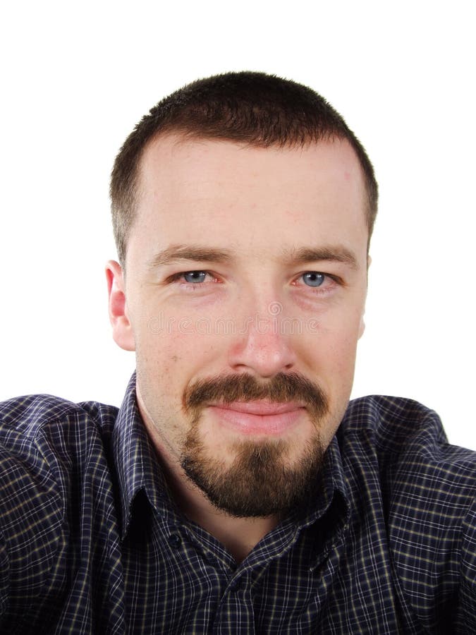 Young amiable guy smiling stock image. Image of person - 1426397