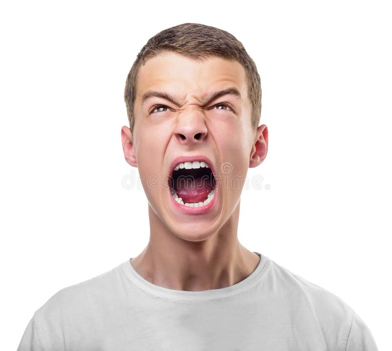 Young angry man stock photo. Image of caucasian, fury - 57063112
