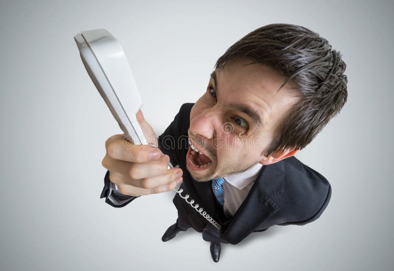 Angry Manager stock photo. Image of nerd, furious, break - 31651646