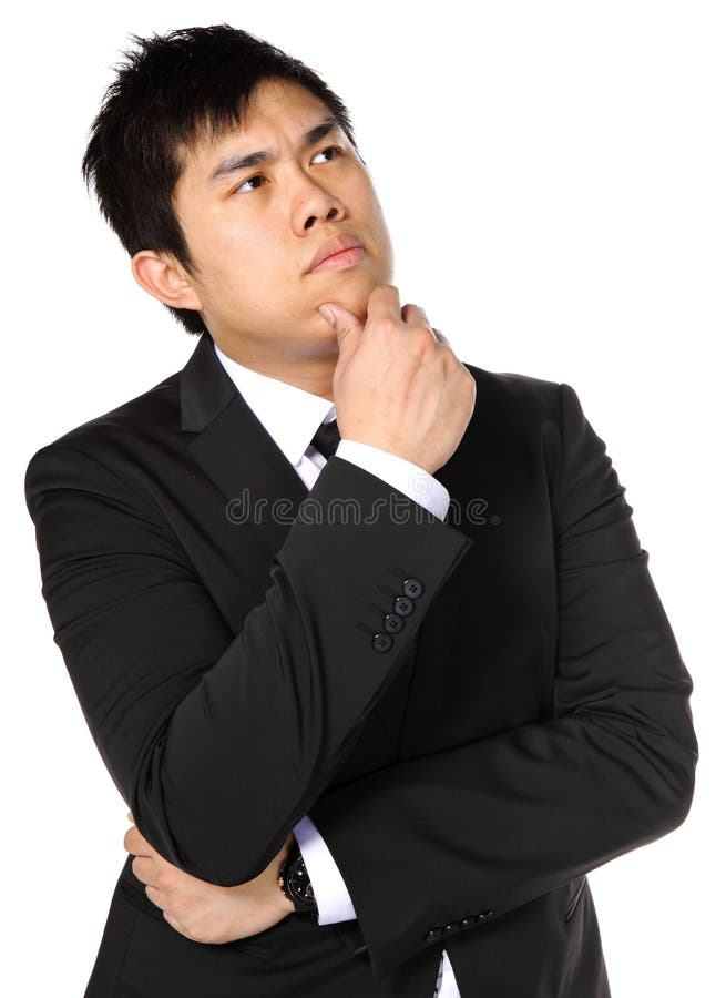 6,000 Young Asian Businessman Portrait Thinking Stock Photos - Free ...