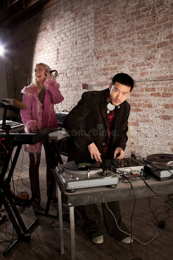 Young Asian DJ stock image. Image of asian, dance, digital - 14027485