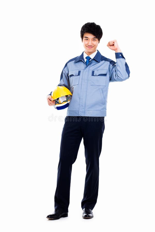 Young Asian engineer. stock image. Image of occupation - 36340917