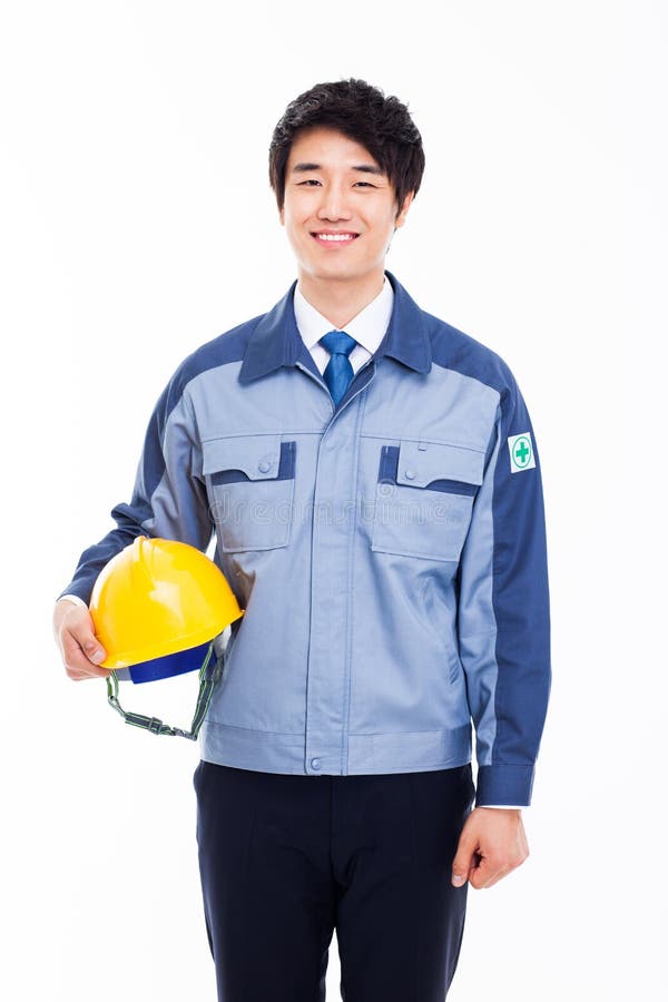 Young Asian engineer. stock photo. Image of craftsman - 36340946