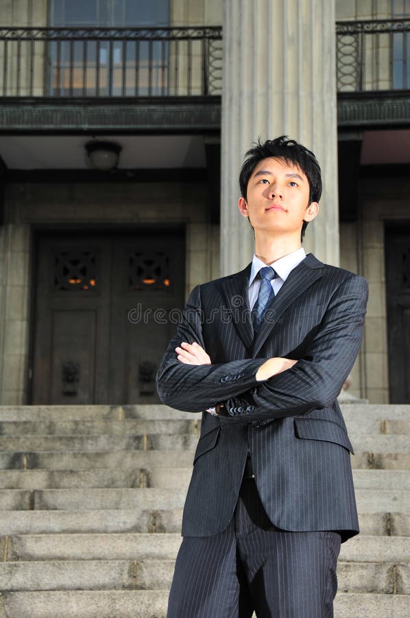 Young Asian Executive Waiting 6 Stock Photo - Image of lifestyle, steps ...