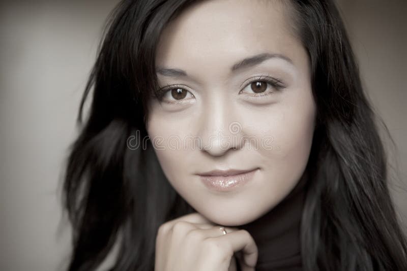 Young asian girl stock image. Image of joyful, model - 11071565