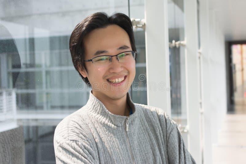 Young Asian guy stock image. Image of urban, smile, single - 75122583