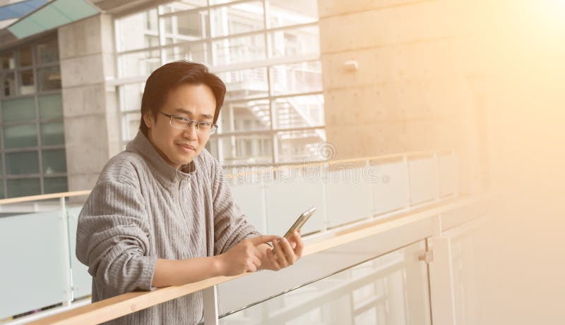 Young Asian guy stock image. Image of office, portrait - 75122625