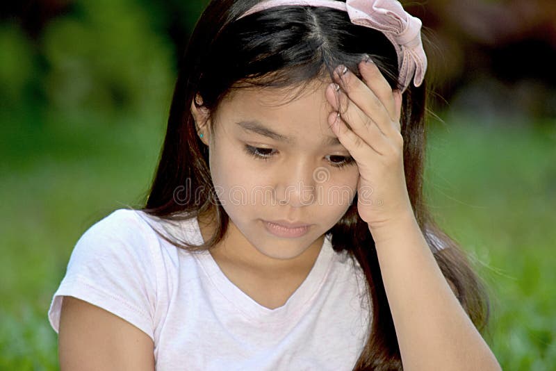 Young Asian Juvenile and Memory Loss Stock Photo - Image of youth, fail ...