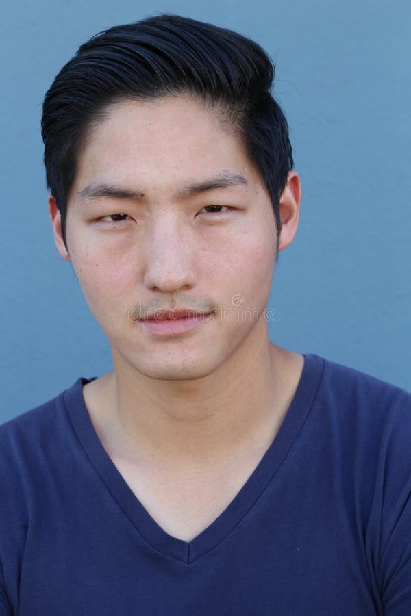 Young Asian Man Looking at the Camera Stock Photo - Image of city ...